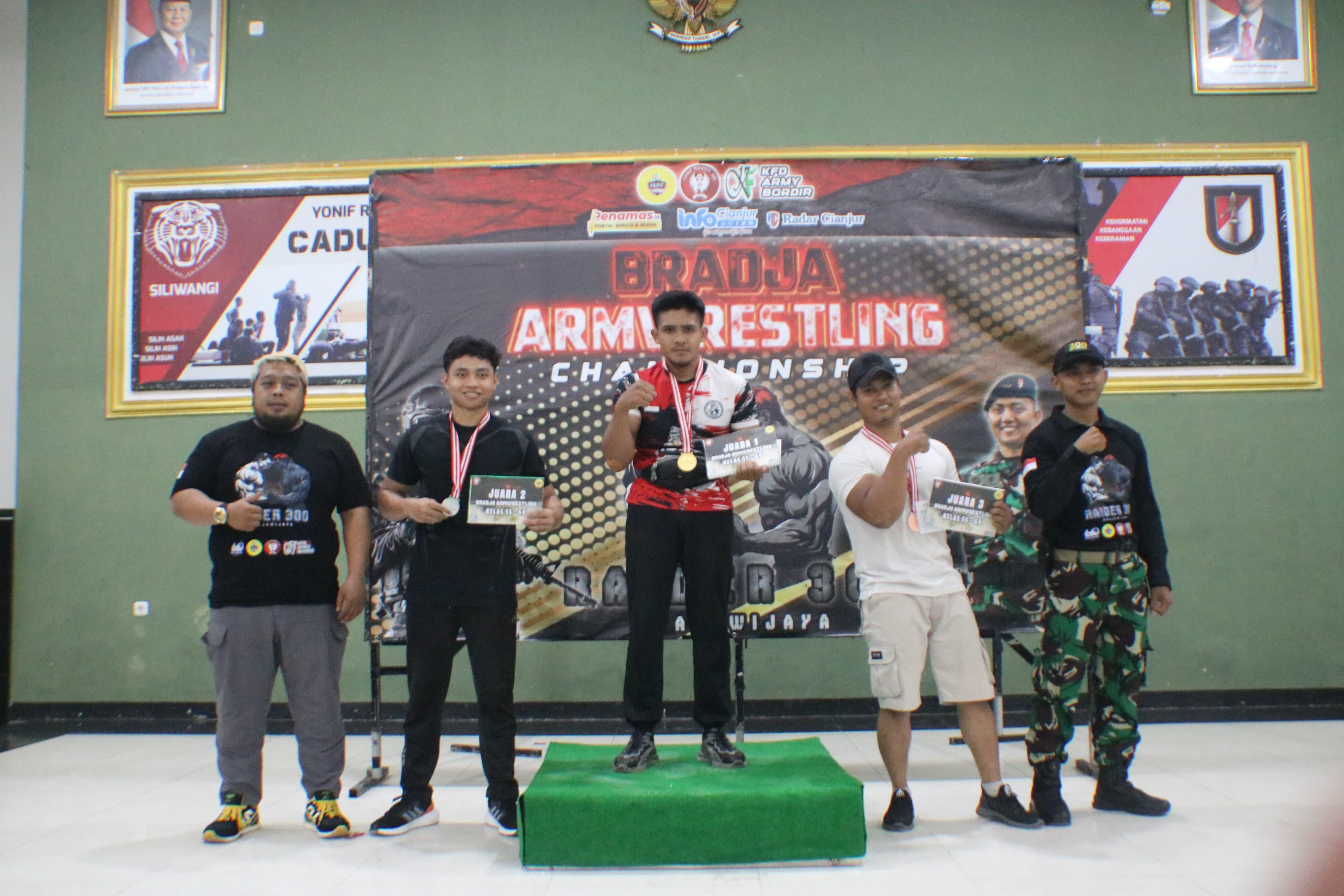 Yonif Raider 300/Brajawijaya Cianjur Gelar Turnamen Adu Panco